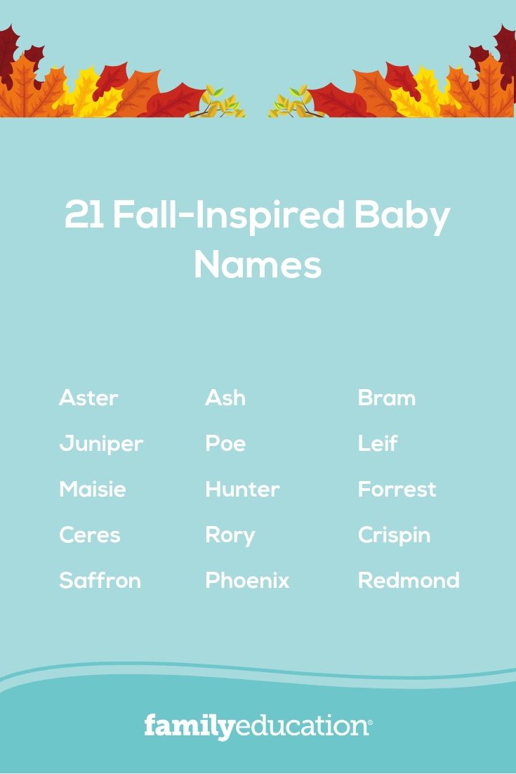 21 Fall Inspired Baby Names FamilyEducation 21 Fall Inspired Baby Names FamilyEducation
